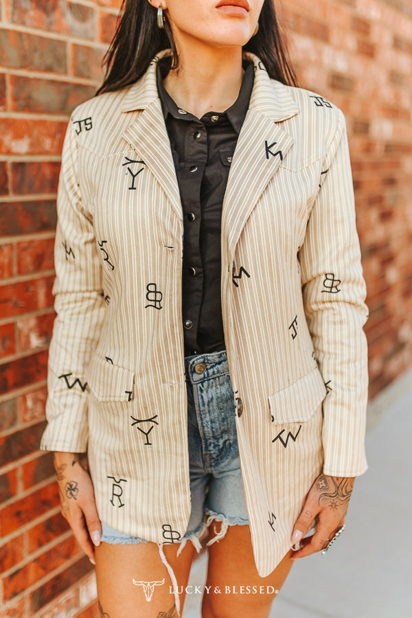 Cattle Branded Blazer – Chic.Texas